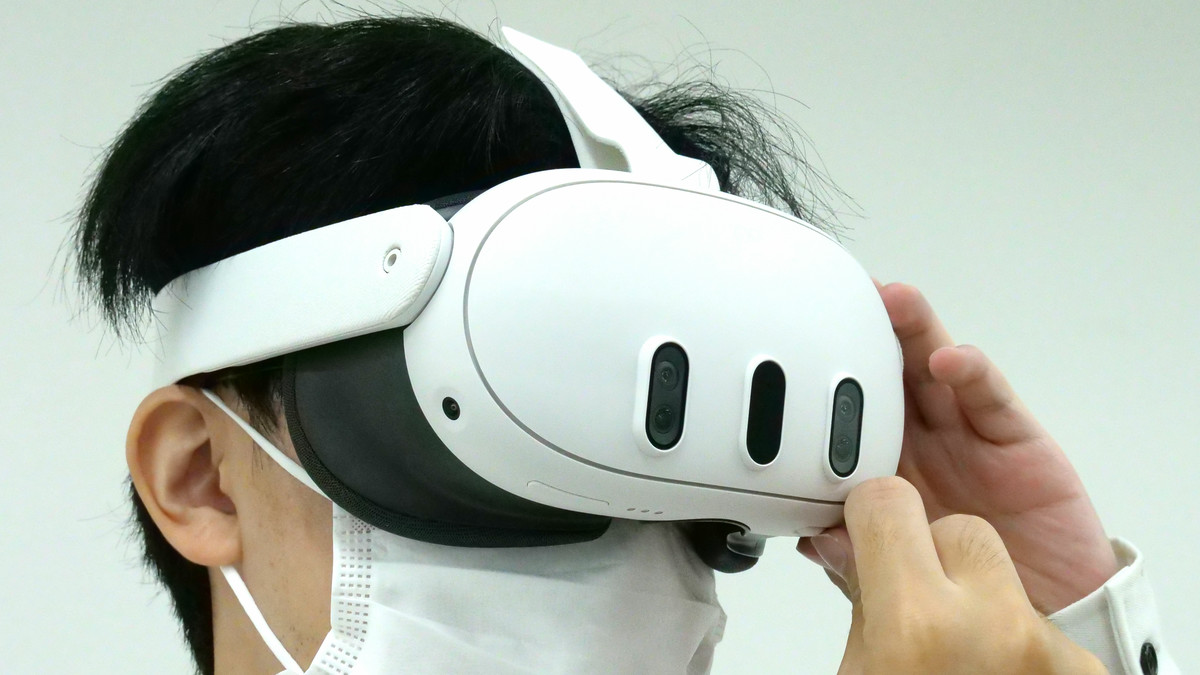 I tried setting up Meta Quest 3, but how good is the full-color pass ...