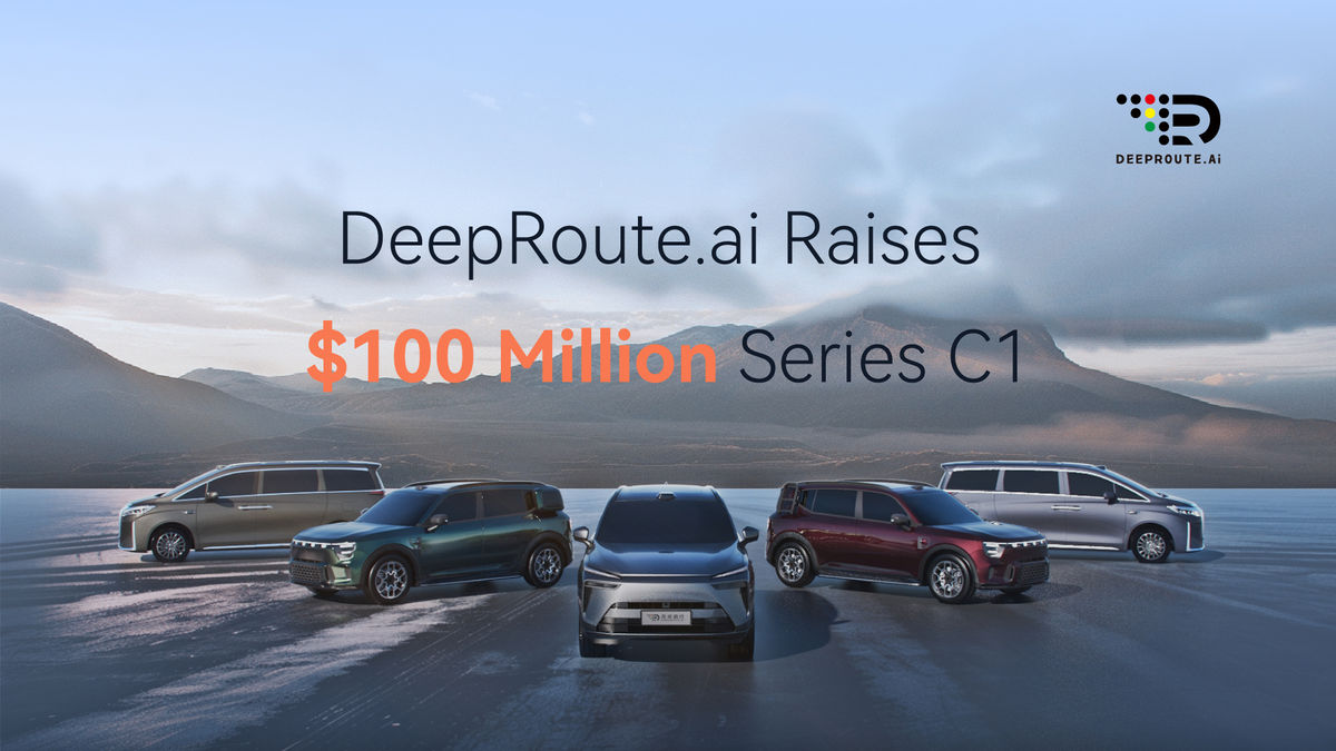 深センに拠点を置く自動運転スタートアップ「DeepRoute.ai」が中国国内の自動車メーカーから1億ドルを調達、2025年に10モデル以上を ...