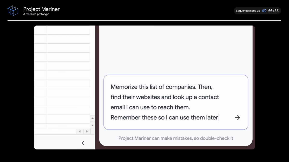 Google announces 'Project Mariner' that can automatically operate ...