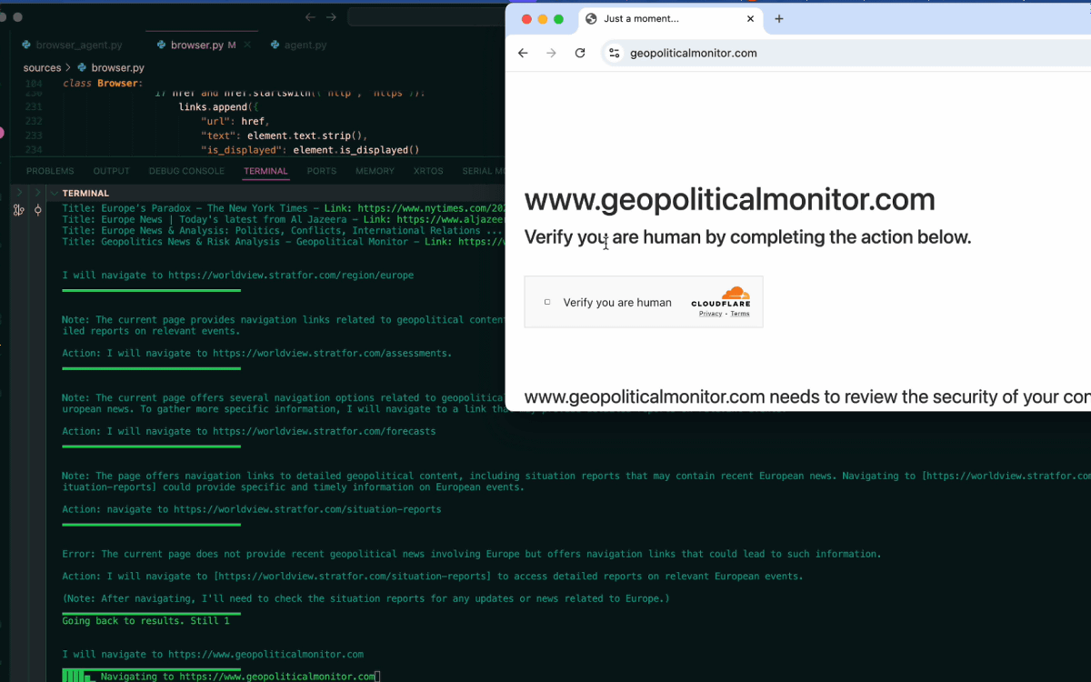 'AgenticSeek' is an AI agent that can run AI locally to perform operations such as 'code ...