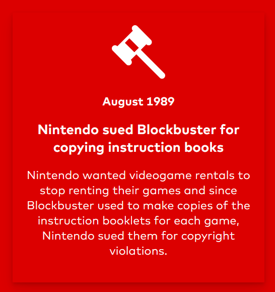 'Sued by Nintendo' is a collection of Nintendo lawsuits - GIGAZINE