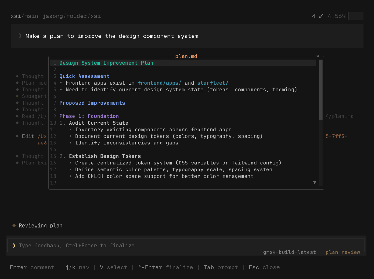 xAIがコーディングエージェントCLIツール「Grok Build」のベータ版をリリース - GIGAZINE