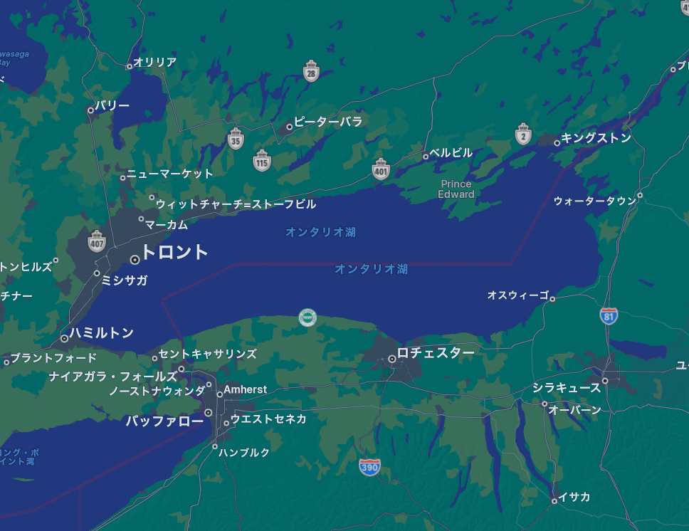 Apple Maps has also renamed 'Lake Ontario' to 'Lake America,' but only ...